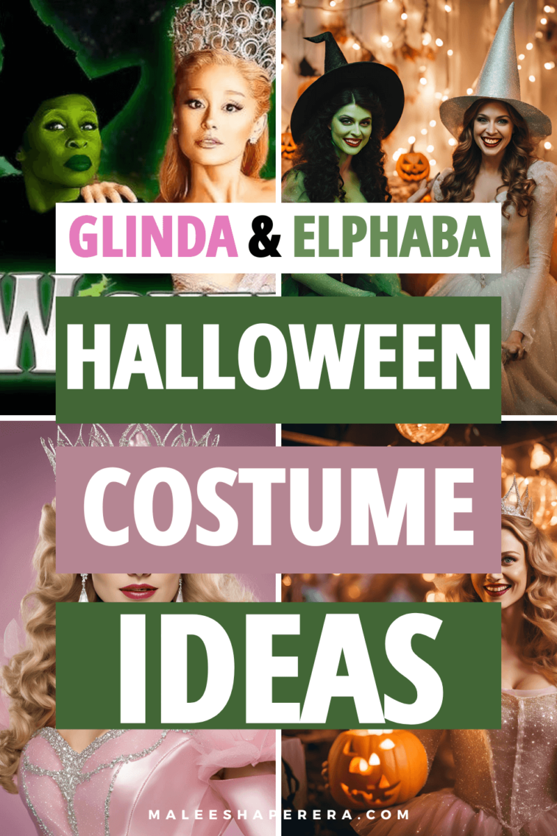 Glinda and Elphaba Halloween Costume Ideas Inspired by The Wicked Movie ...