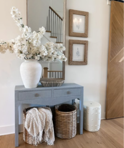 How to Style an Entryway Console Table - Maleesha P