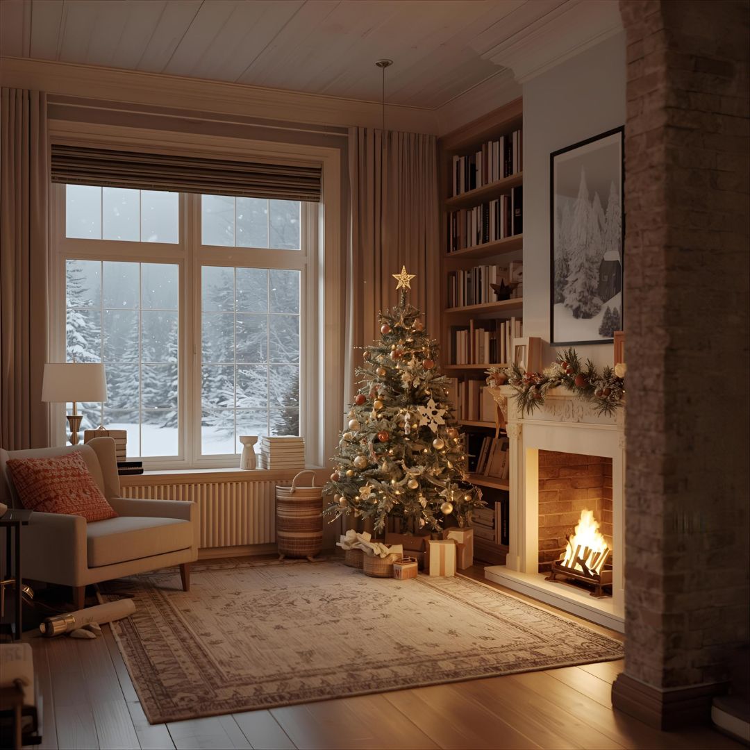 Christmas Library Display Ideas to Create a Cozy Home Library - Maleesha P